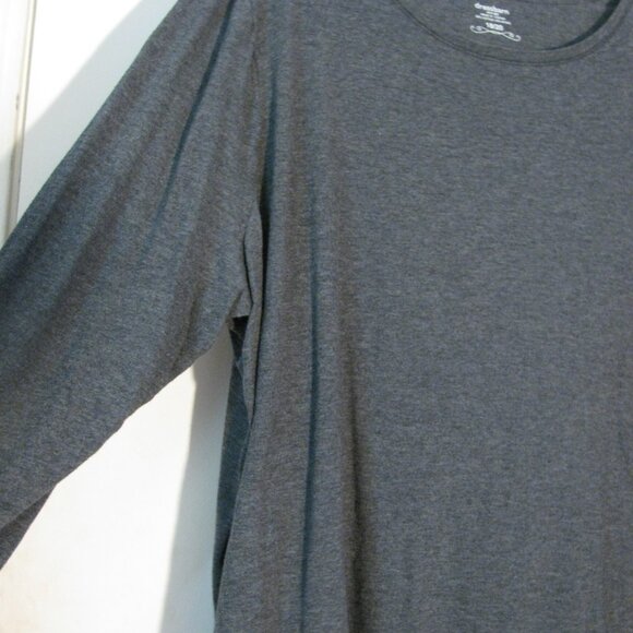 dressbarn | Tops | 2 Dressbarn Gray Shirt 18 20 Plus Size Basic Long ...